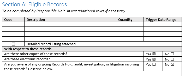 Destroying and disposition of university records | Office of the ...